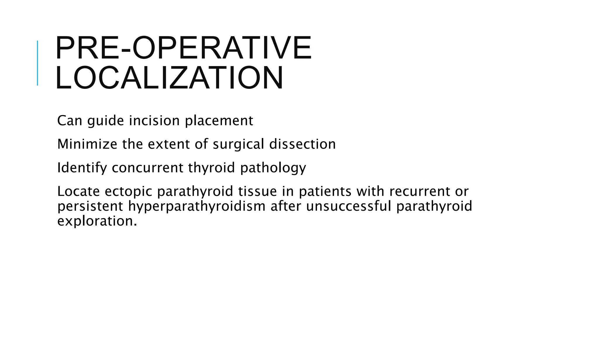 Nuclear medicine application in parathyroid diorders | PPTX