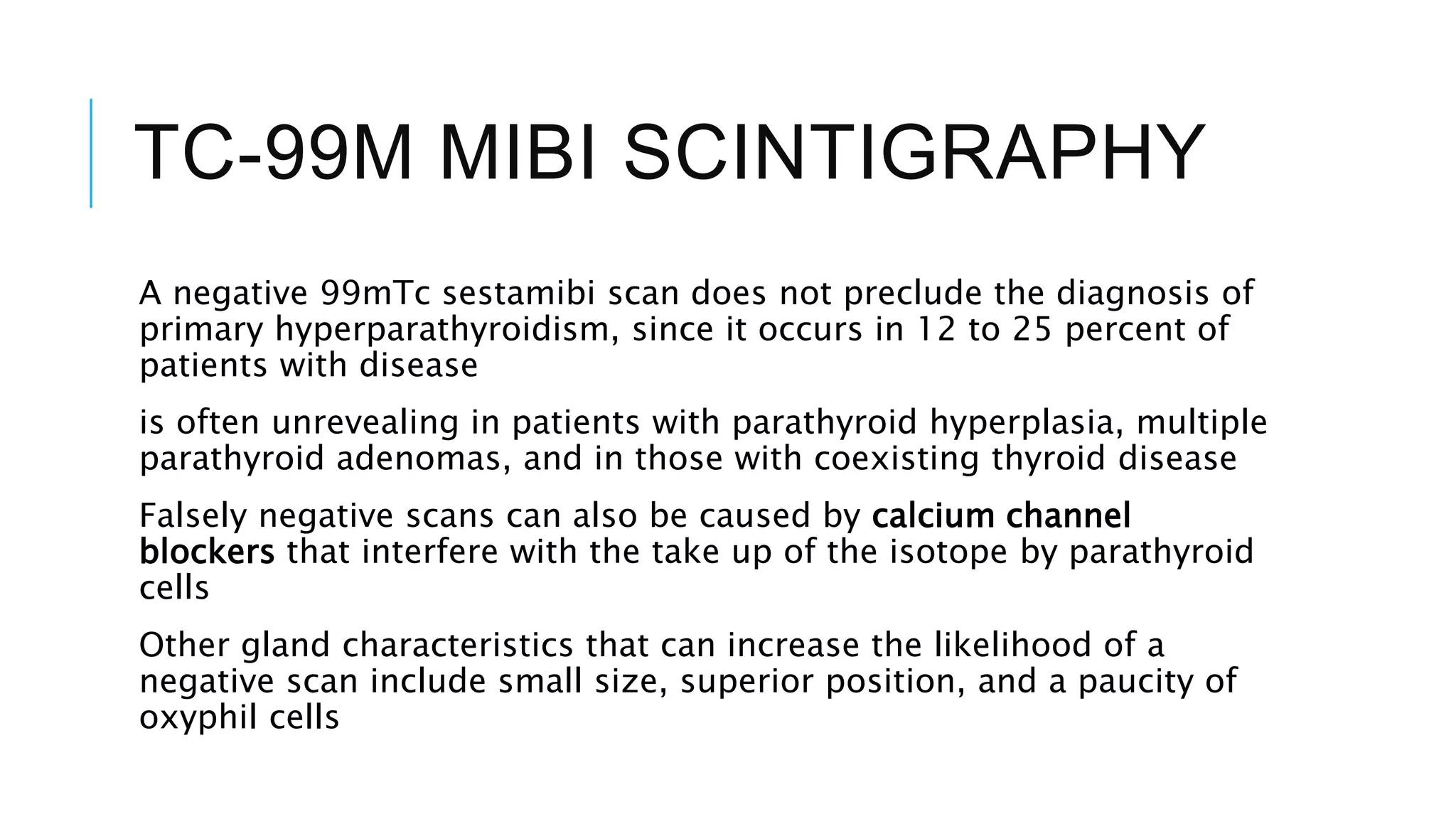 Nuclear medicine application in parathyroid diorders | PPTX