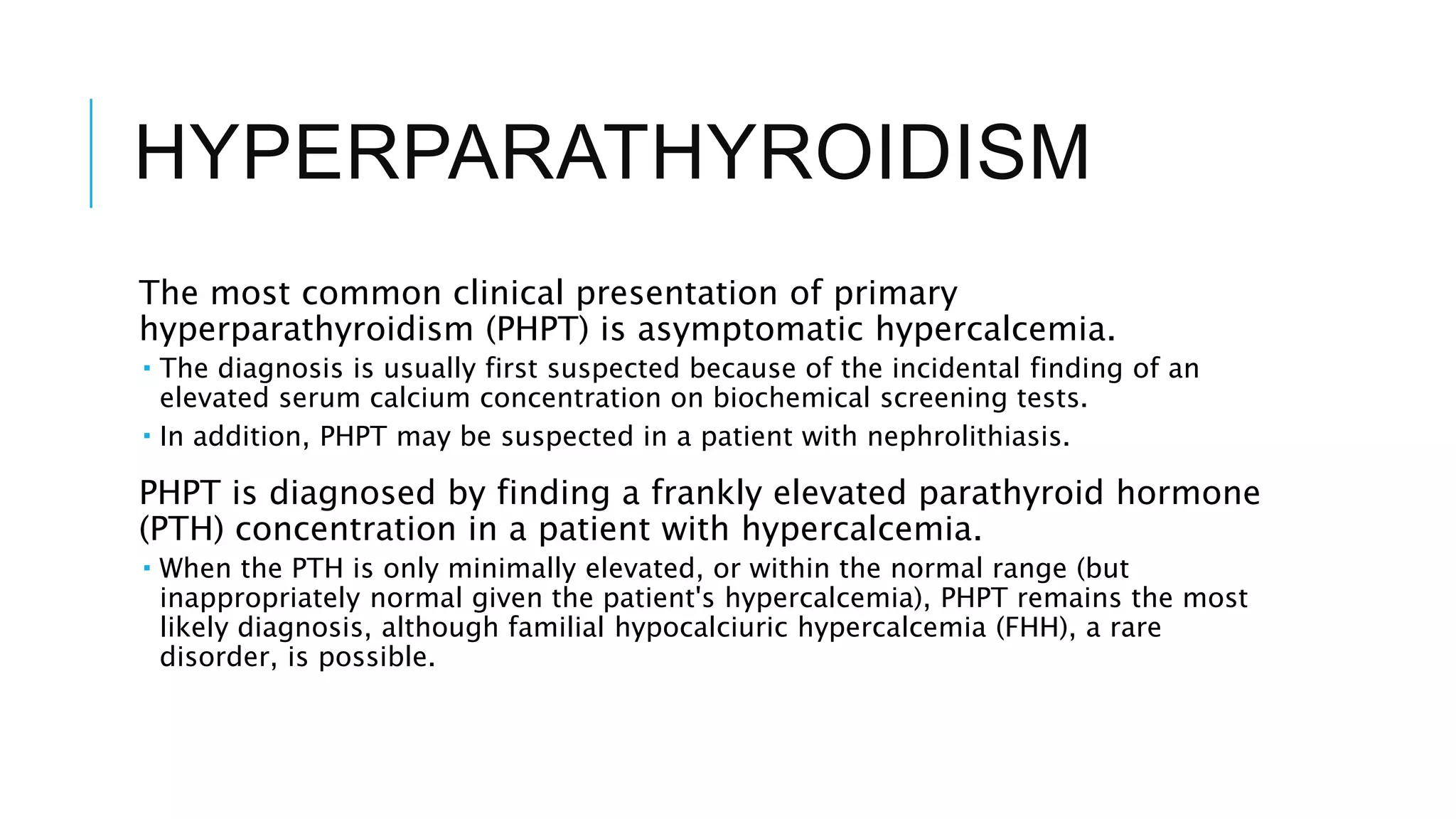 Nuclear medicine application in parathyroid diorders | PPTX