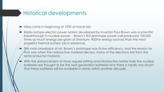 Nuclear micro battery | PPTX
