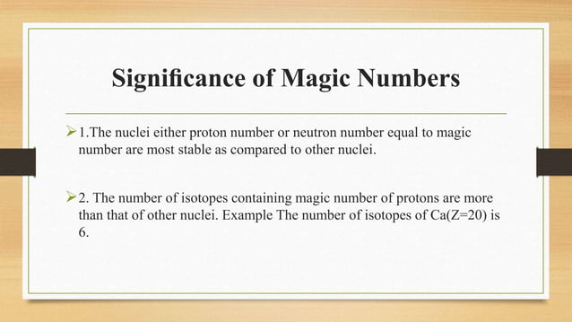 Nuclear Shell models | PPTX