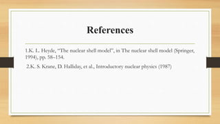 Nuclear Shell models | PPTX