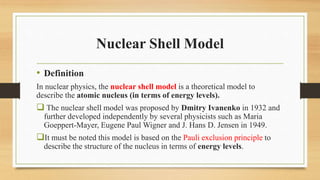 Nuclear Shell models | PPTX