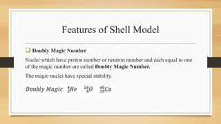 Nuclear Shell models | PPTX