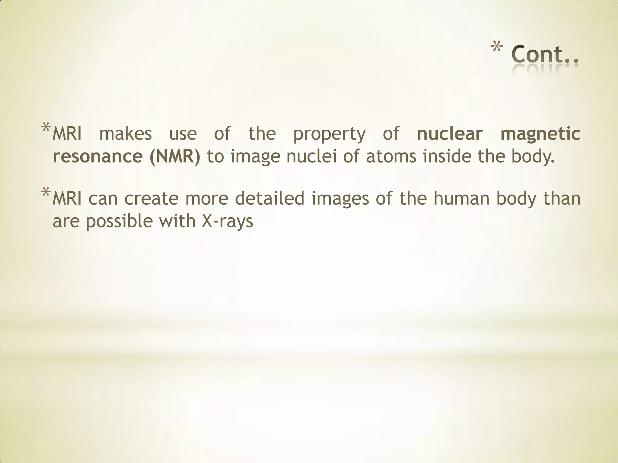 Nuclear mri | PPTX