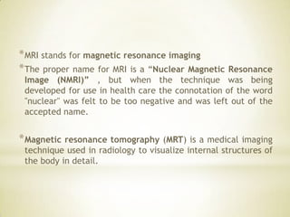 Nuclear mri | PPT