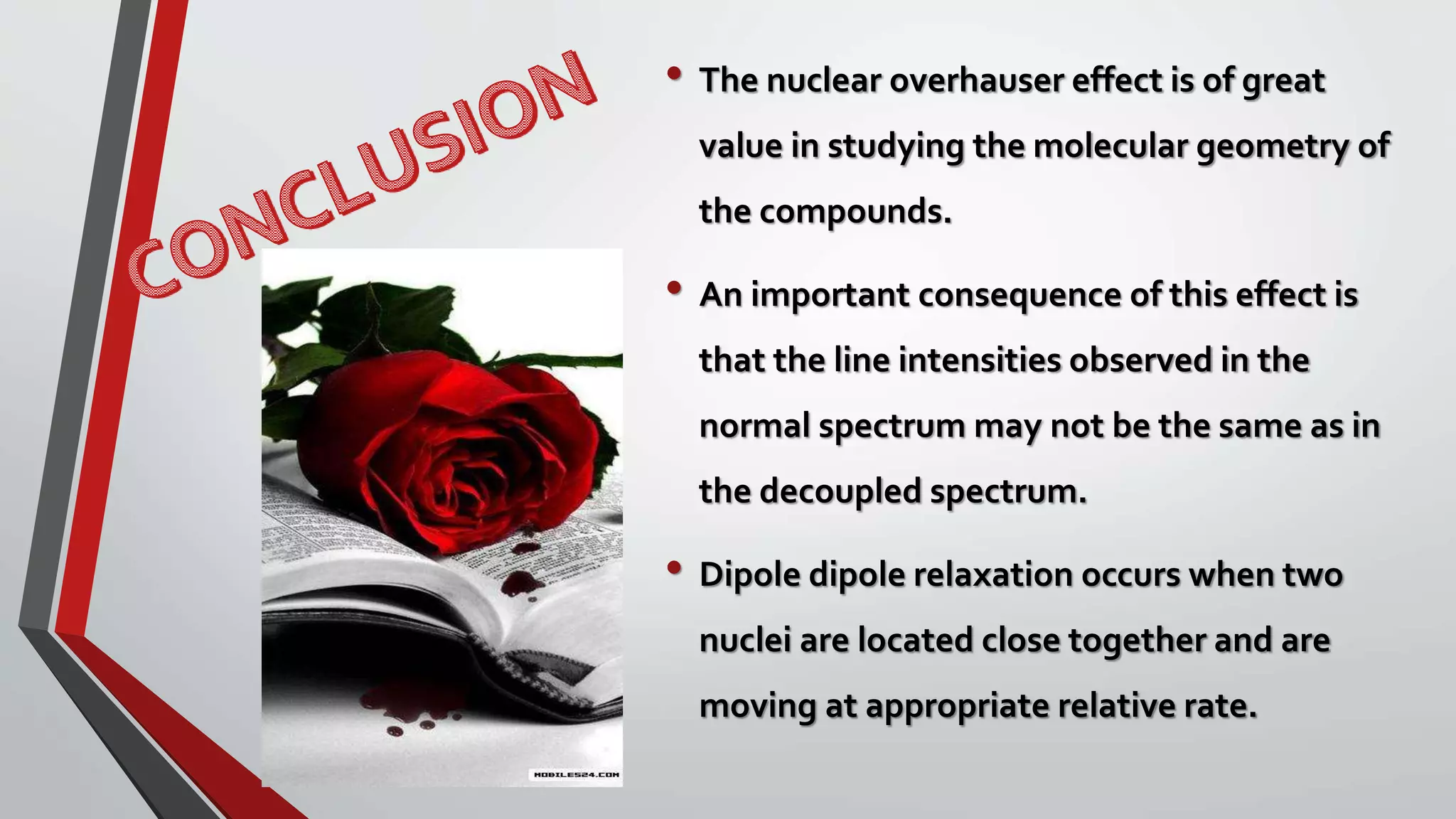 Nuclear overhauser effect | PPTX