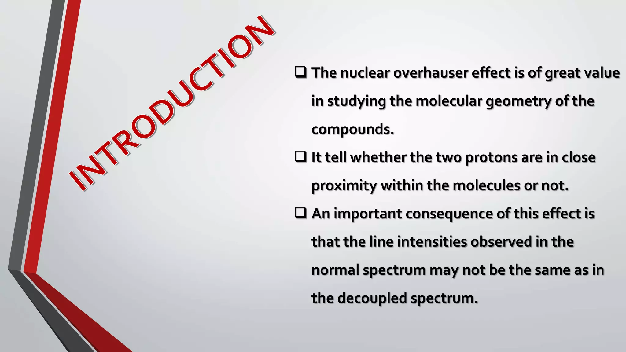 Nuclear overhauser effect | PPTX