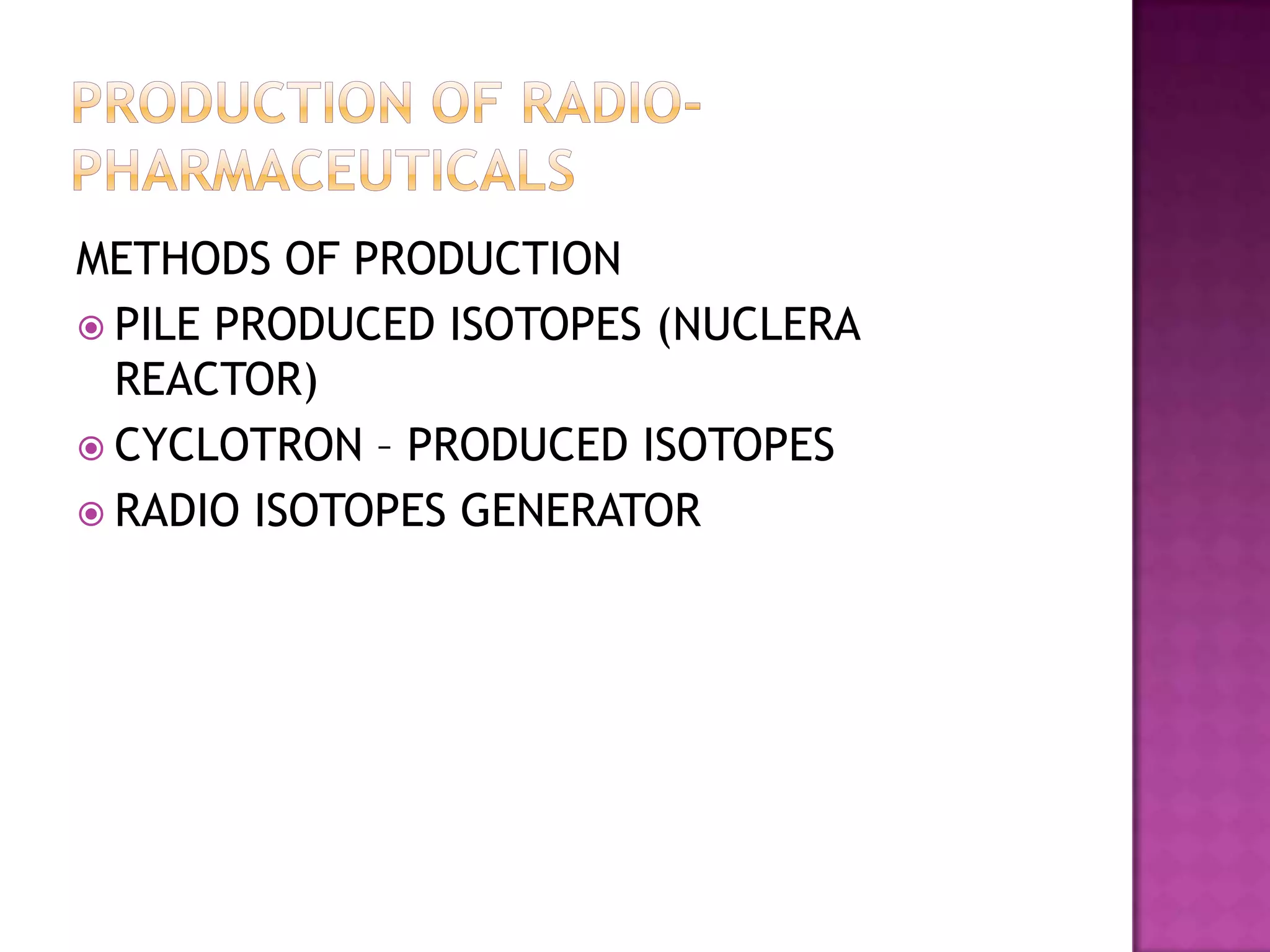 Nuclear pharmacy | PPTX