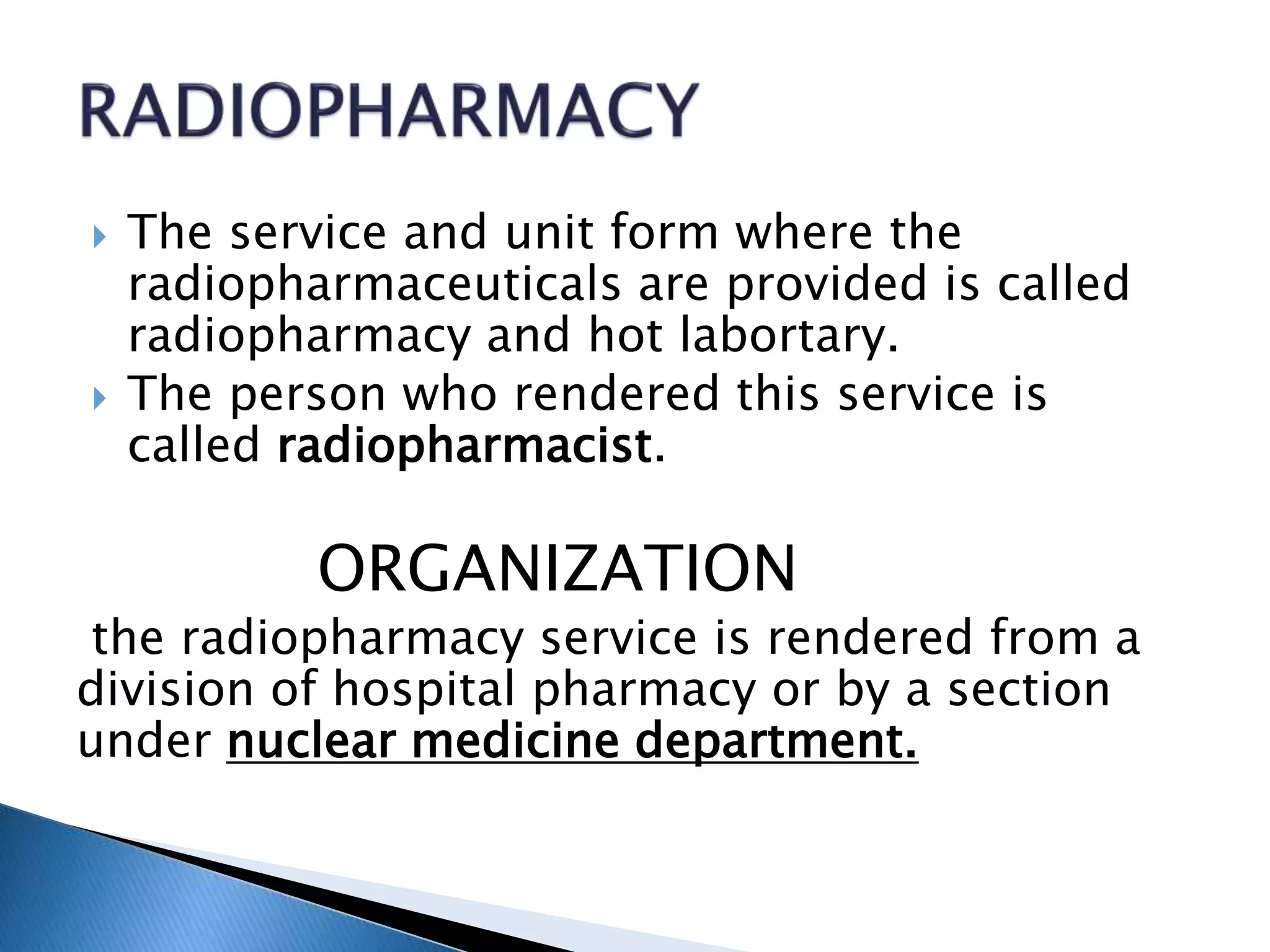 Nuclear pharmacy part 1 | PPTX