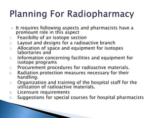 Nuclear pharmacy part 1 | PPTX