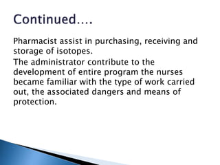 Nuclear pharmacy part 1 | PPTX