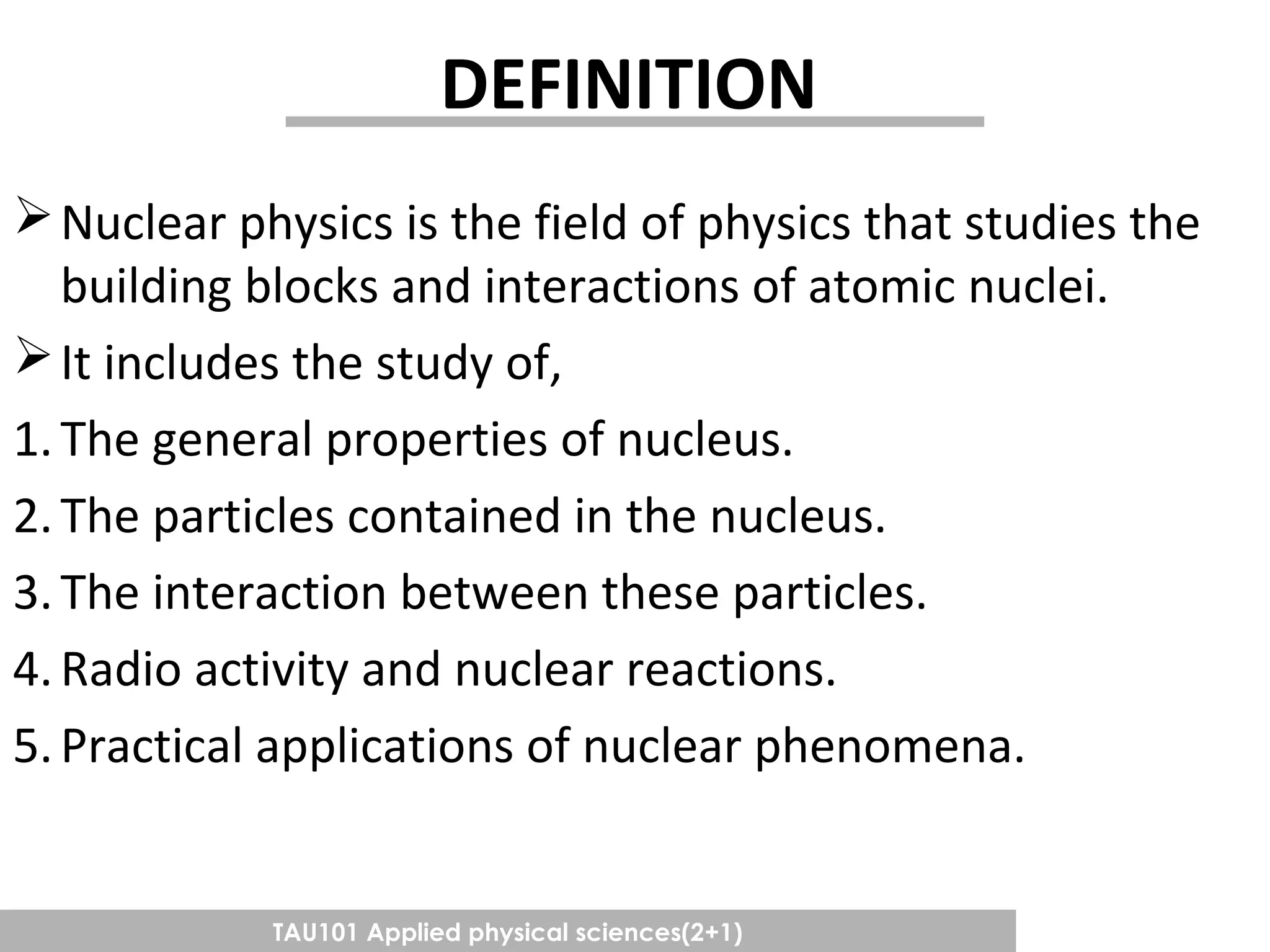 Nuclear physics | PPT