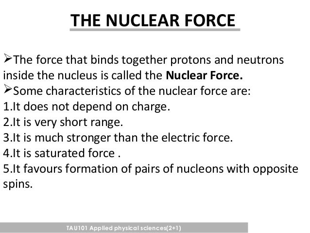 Nuclear physics