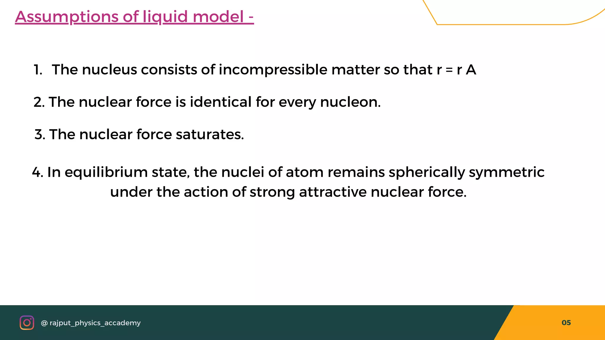 Liquid drop model | PDF