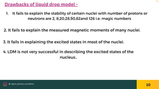 Liquid drop model | PDF