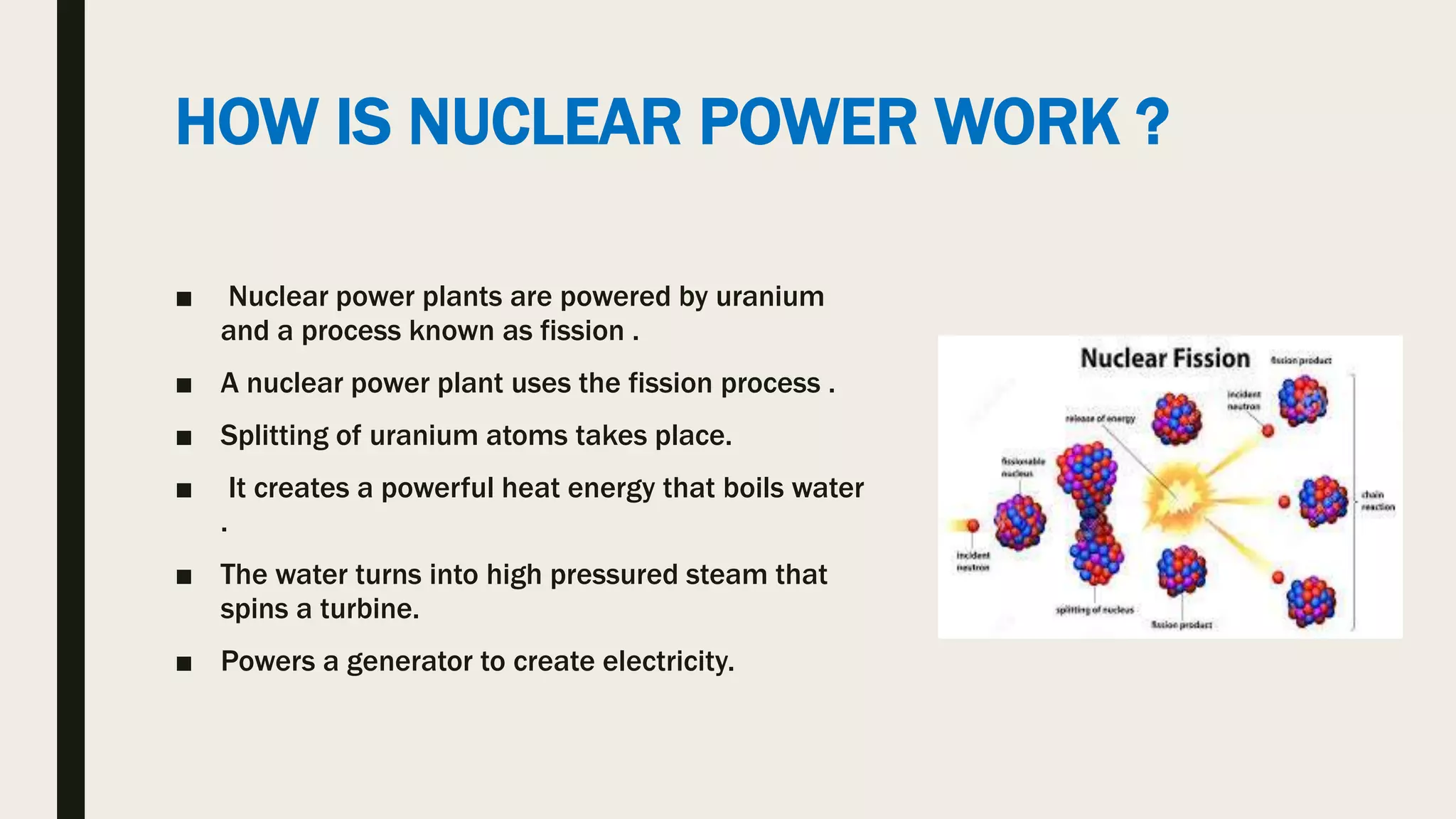 Nuclear power - Boon or Bane | PPTX