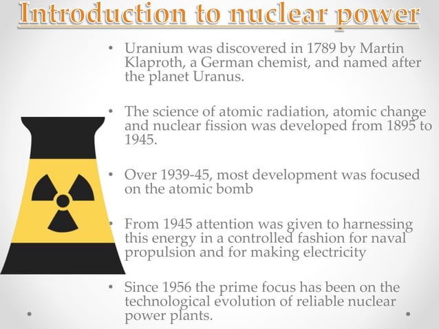 Introduction To Nuclear power | PPT