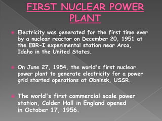 Nuclear power plant | PPTX