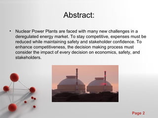 Nuclear power plant | PPT