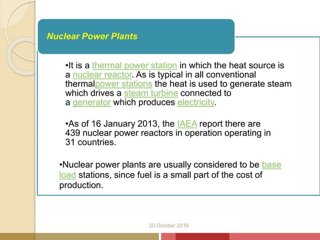 Nuclear power plant | PPT