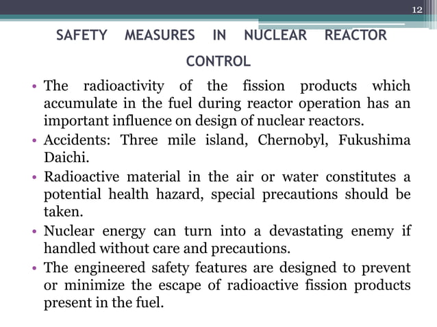 Nuclear power plant-safety measures | PPTX