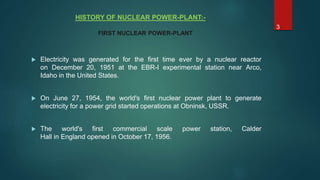 NUCLEAR POWER PLANTNUCLEAR POWER PLANTNUCLEAR POWER PLANT | PPTX