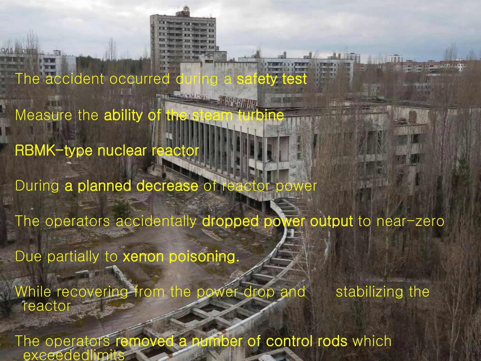 CHERNOBYL NUCLEAR POWER PLANT DISASTER | PPTX