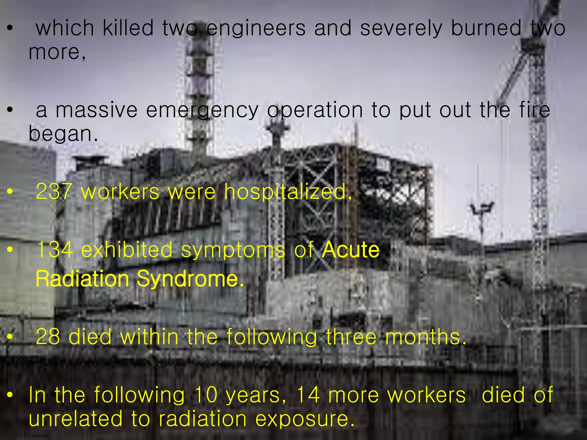 CHERNOBYL NUCLEAR POWER PLANT DISASTER | PPTX