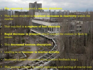 CHERNOBYL NUCLEAR POWER PLANT DISASTER | PPT