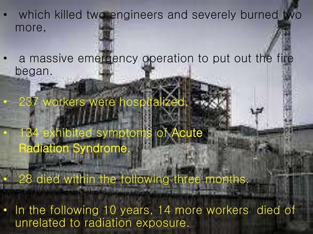 CHERNOBYL NUCLEAR POWER PLANT DISASTER | PPT