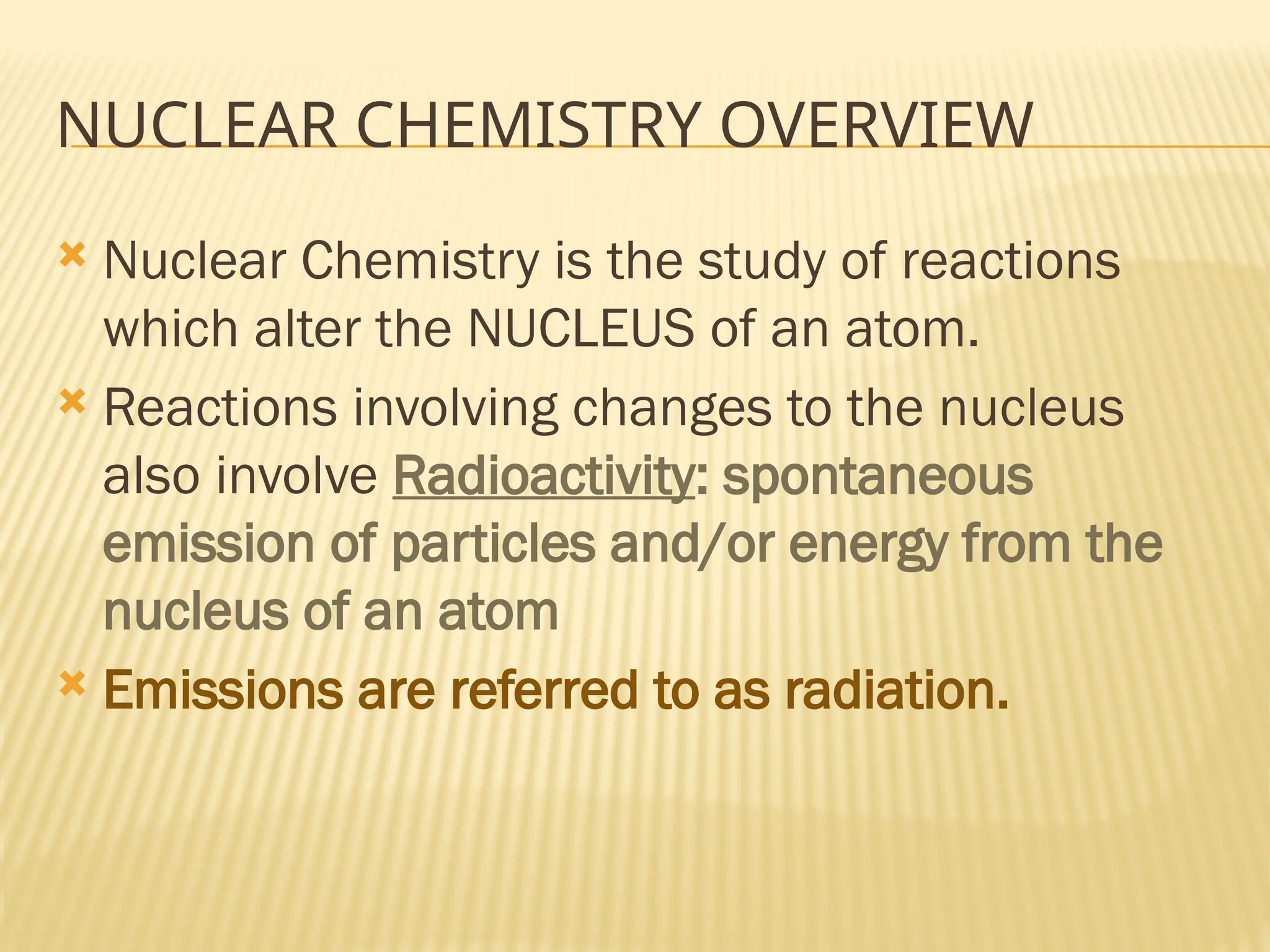 High School Chemistry Nuclear Chemistry ppt | PPT
