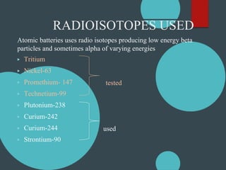 Nuclear battery | PPT