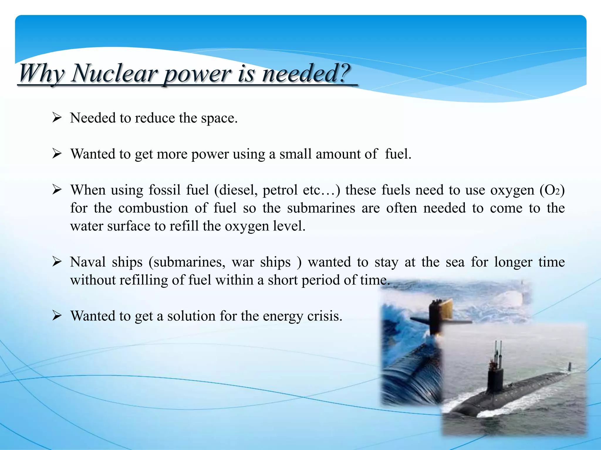 Nuclear propulsion | PPTX
