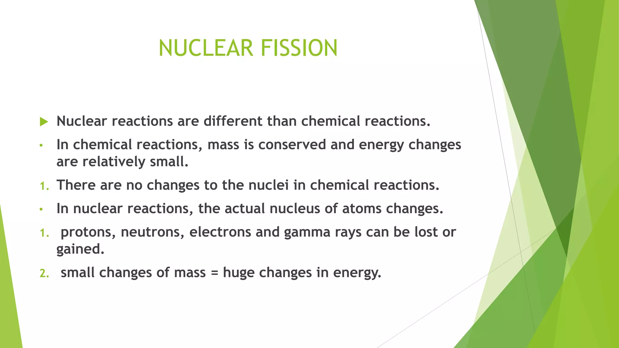 Nuclear reactions | PPTX