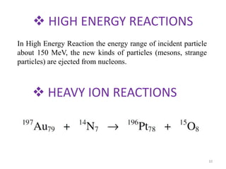 Nuclear reactions | PPTX