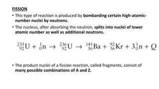 NUCLEAR REACTIONS.pptx Dr ANJALIKRISHNA NP ; PG RESIDENT ; AIIMS ...