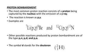NUCLEAR REACTIONS.pptx Dr ANJALIKRISHNA NP ; PG RESIDENT ; AIIMS ...