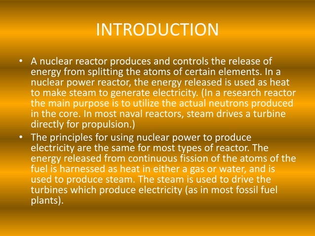 Nuclear reactor | PPTX