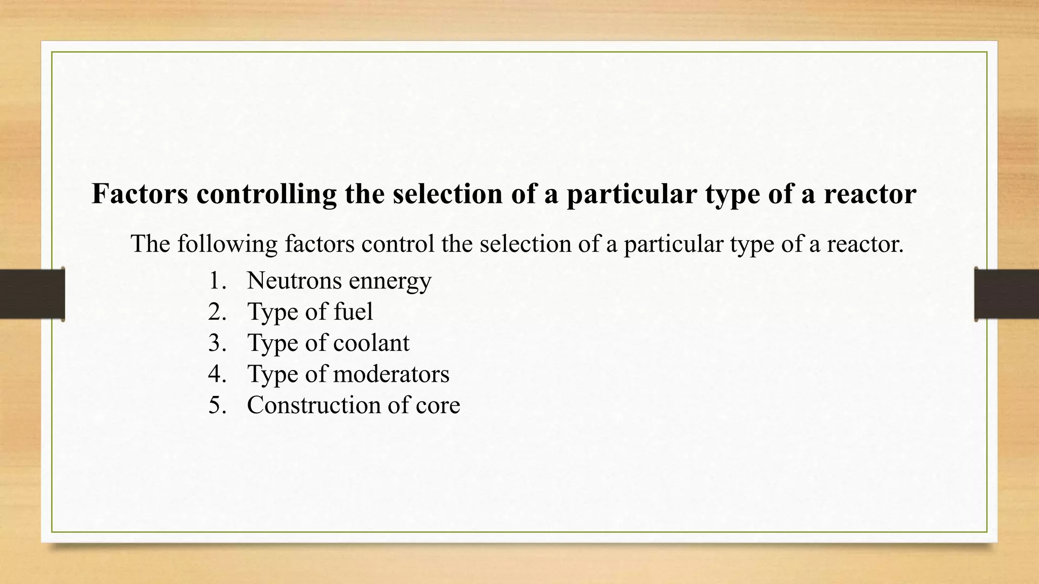 Nuclear reactor | PPT
