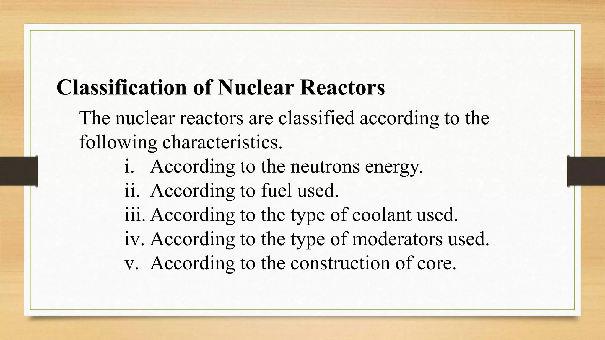 Nuclear reactor | PPT