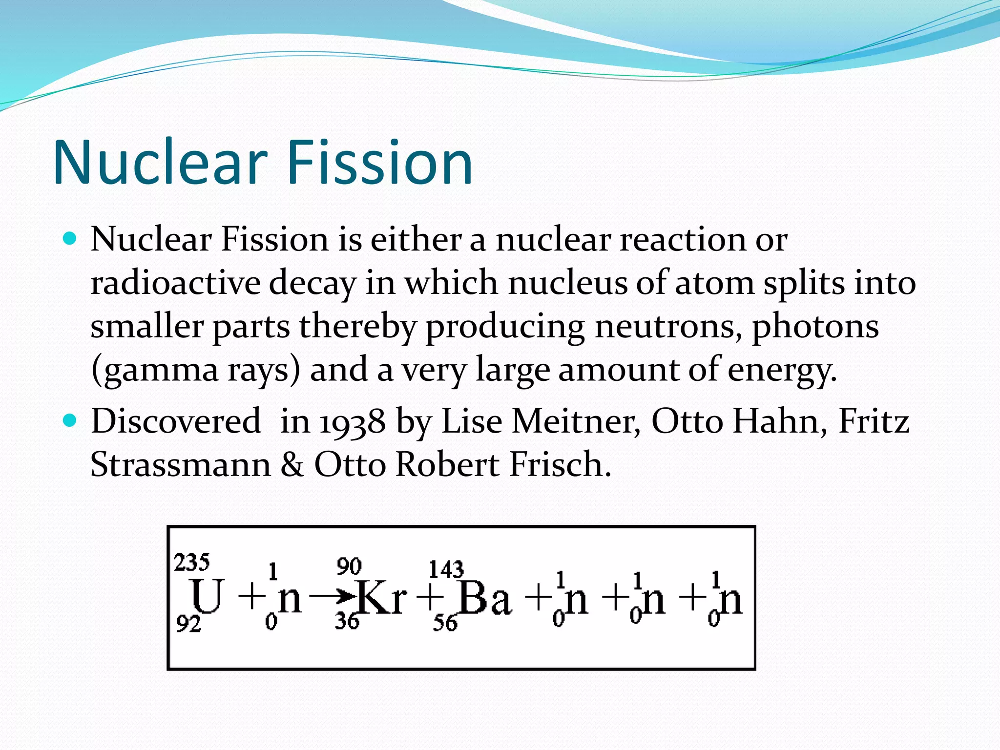 Nuclear reactor seminar | PPTX | Chemistry | Science