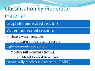 Nuclear reactor seminar | PPTX | Chemistry | Science