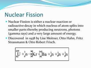 Nuclear reactor seminar | PPTX