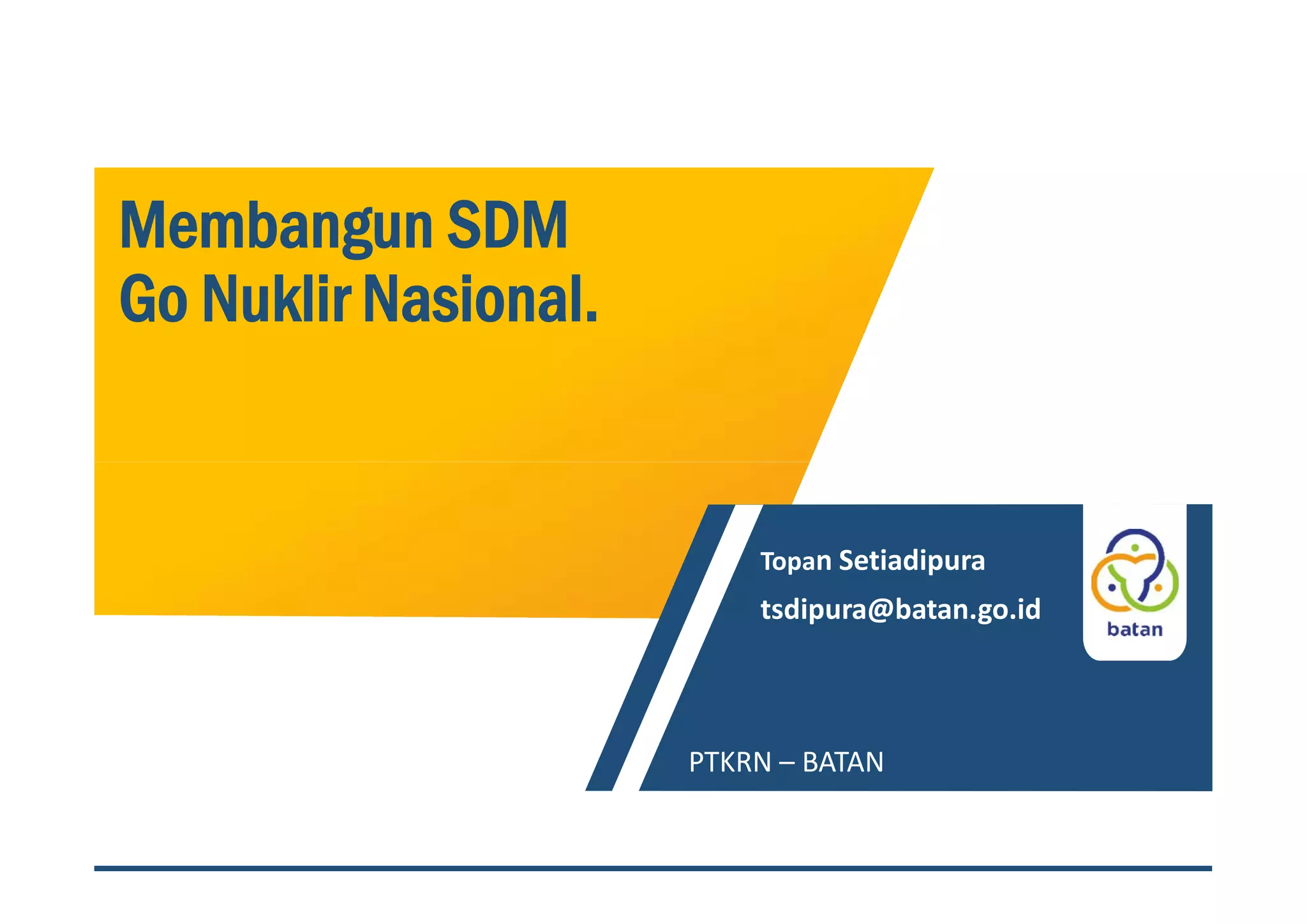 Nuclear reactor by dr topan setiadipura batan indonesia | PDF