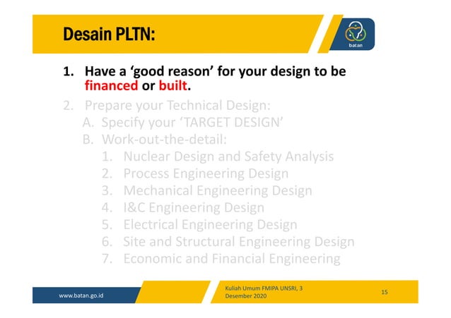 Nuclear reactor by dr topan setiadipura batan indonesia | PPT