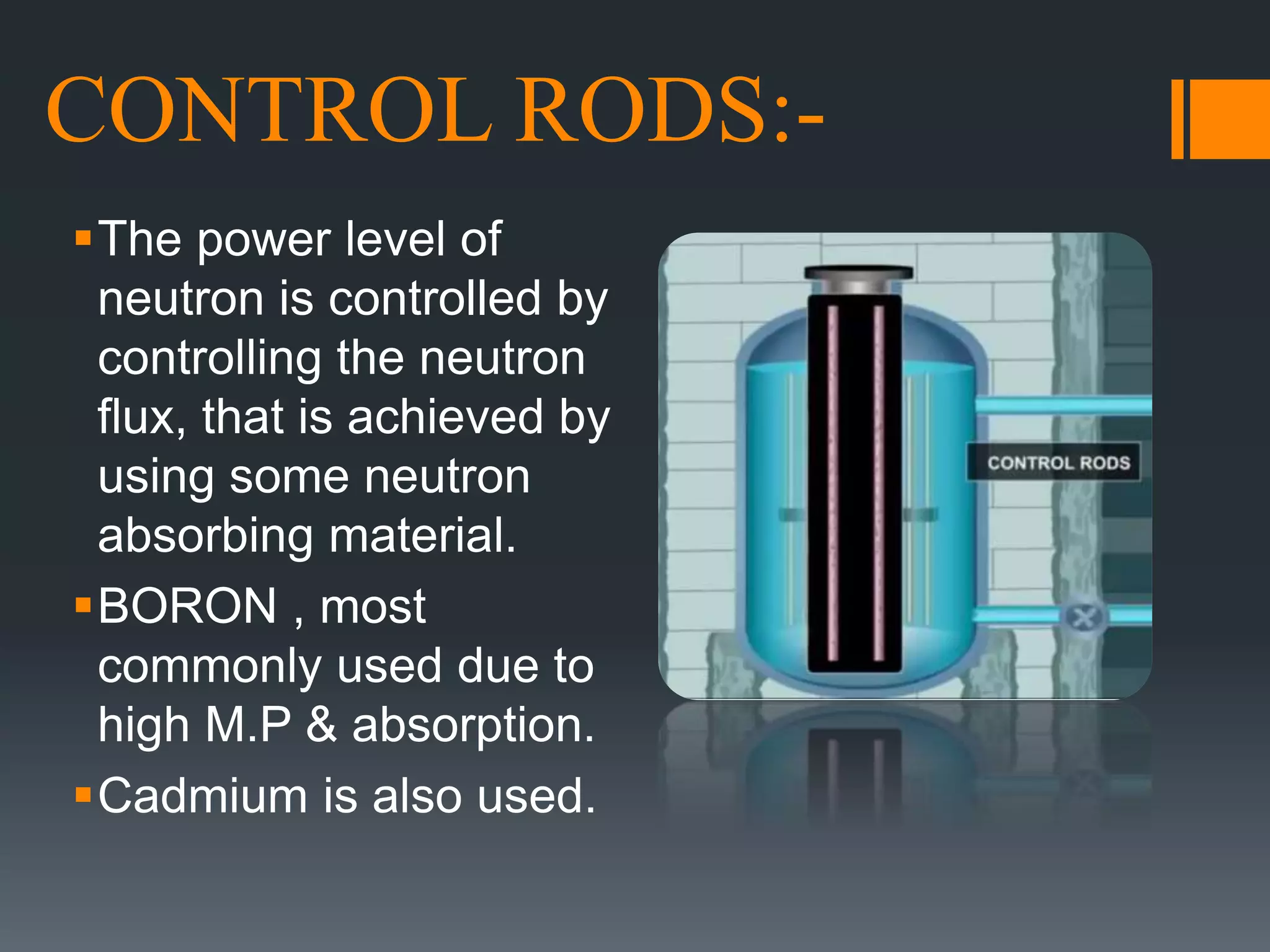 Nuclear reactors to produce electricity | PPTX
