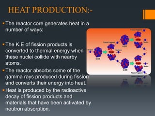 Nuclear reactors to produce electricity | PPTX