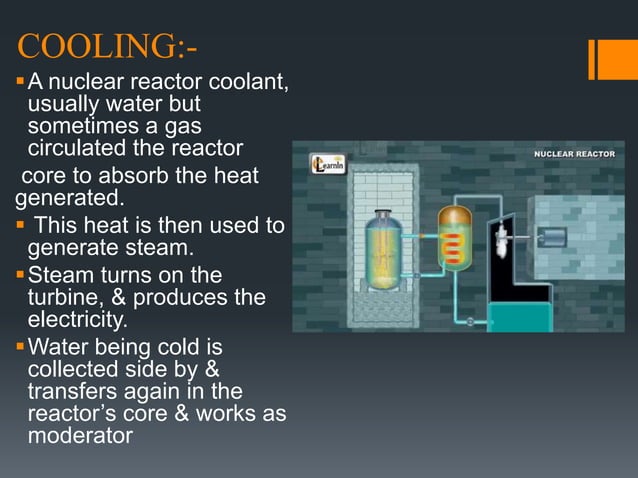 Nuclear reactors to produce electricity | PPTX
