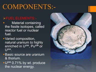 Nuclear reactors to produce electricity | PPTX